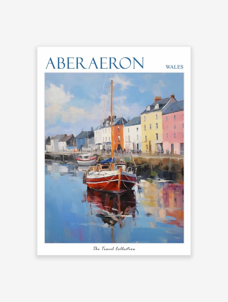 Aberaeron Poster - travelposterstore.co.uk