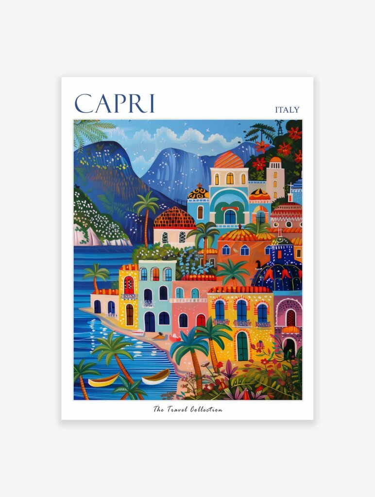 Capri Poster - travelposterstore.co.uk