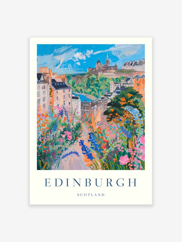 Edinburgh Poster - travelposterstore.co.uk