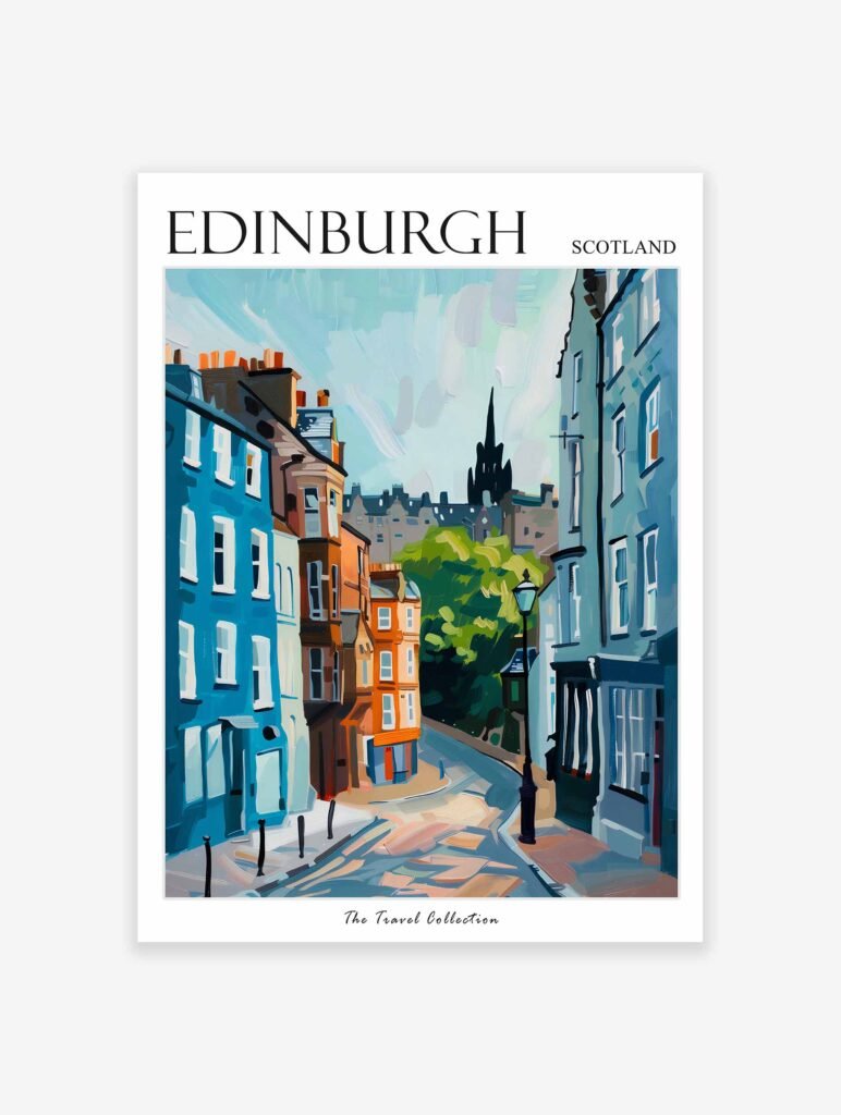 Edinburgh Poster - travelposterstore.co.uk