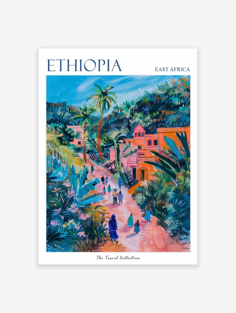 Ethiopia Poster - travelposterstore.co.uk