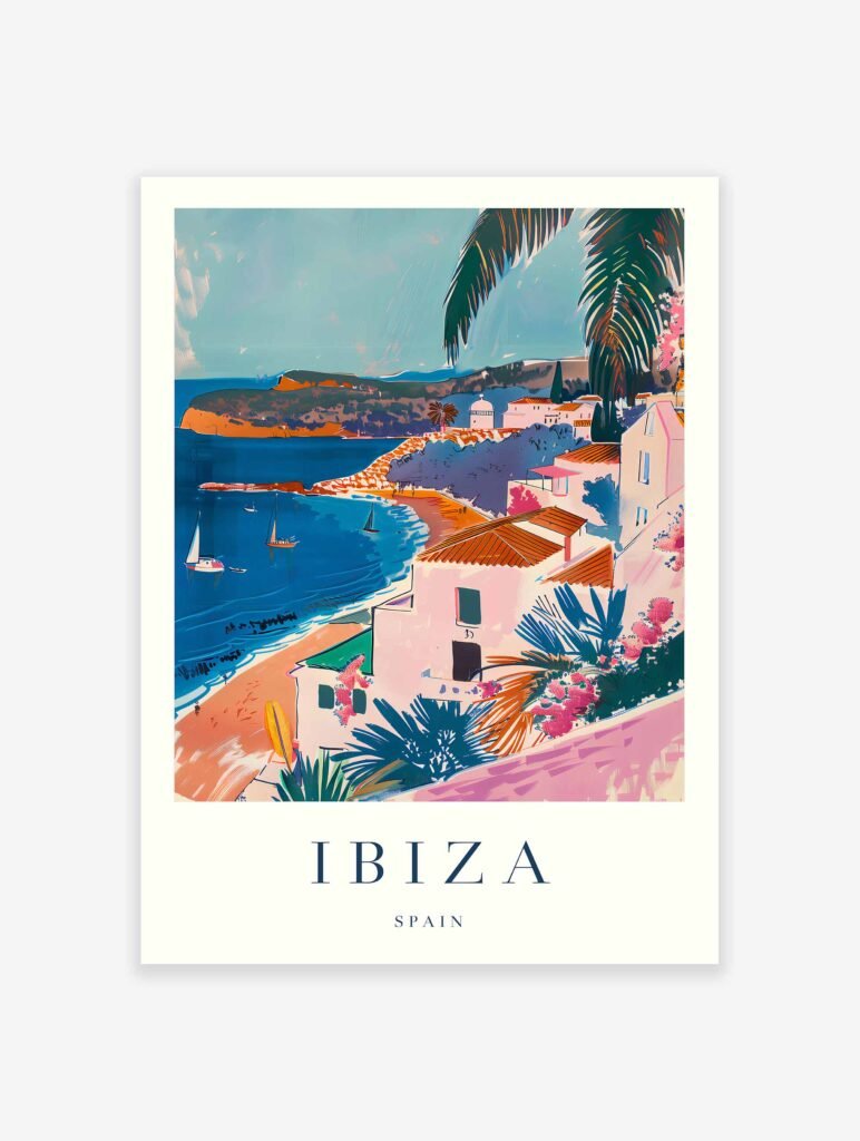 Ibiza Poster - travelposterstore.co.uk