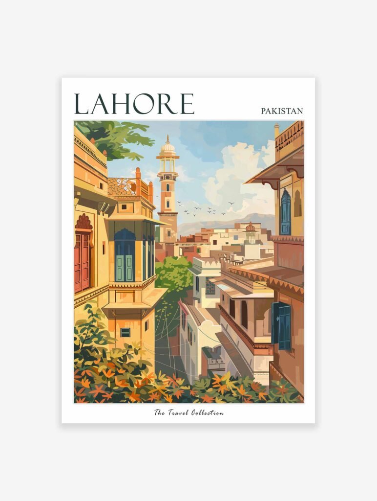Lahore Poster - travelposterstore.co.uk