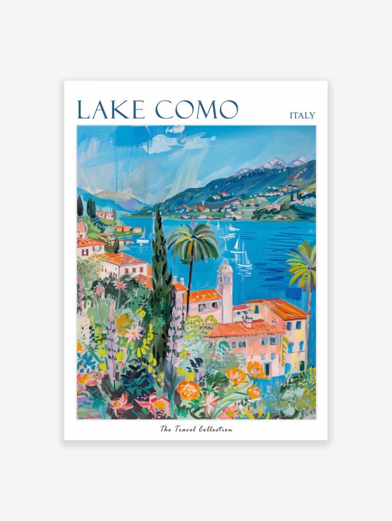 Lake Como Poster - travelposterstore.co.uk