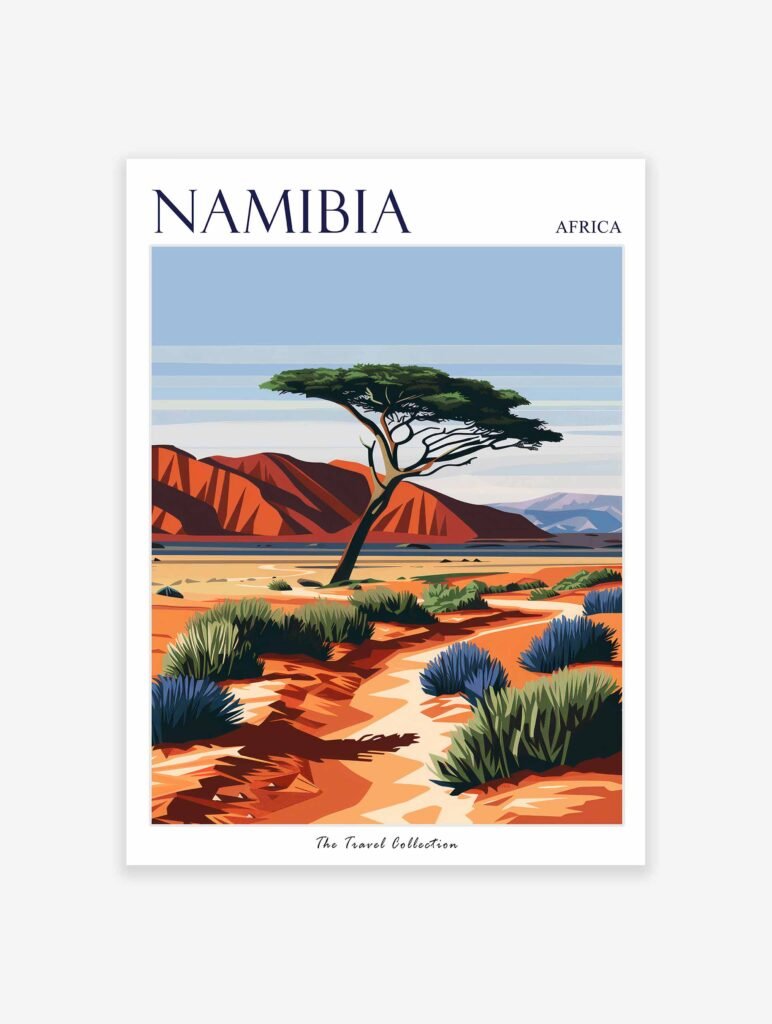 Namibia Poster - travelposterstore.co.uk