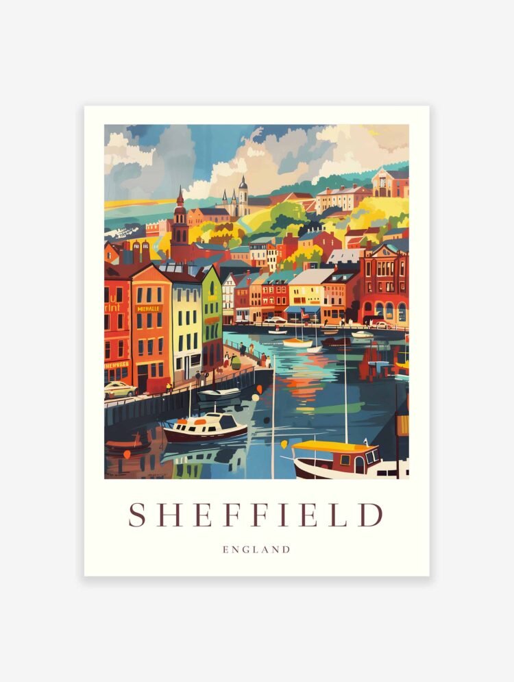 Sheffield Poster - travelposterstore.co.uk