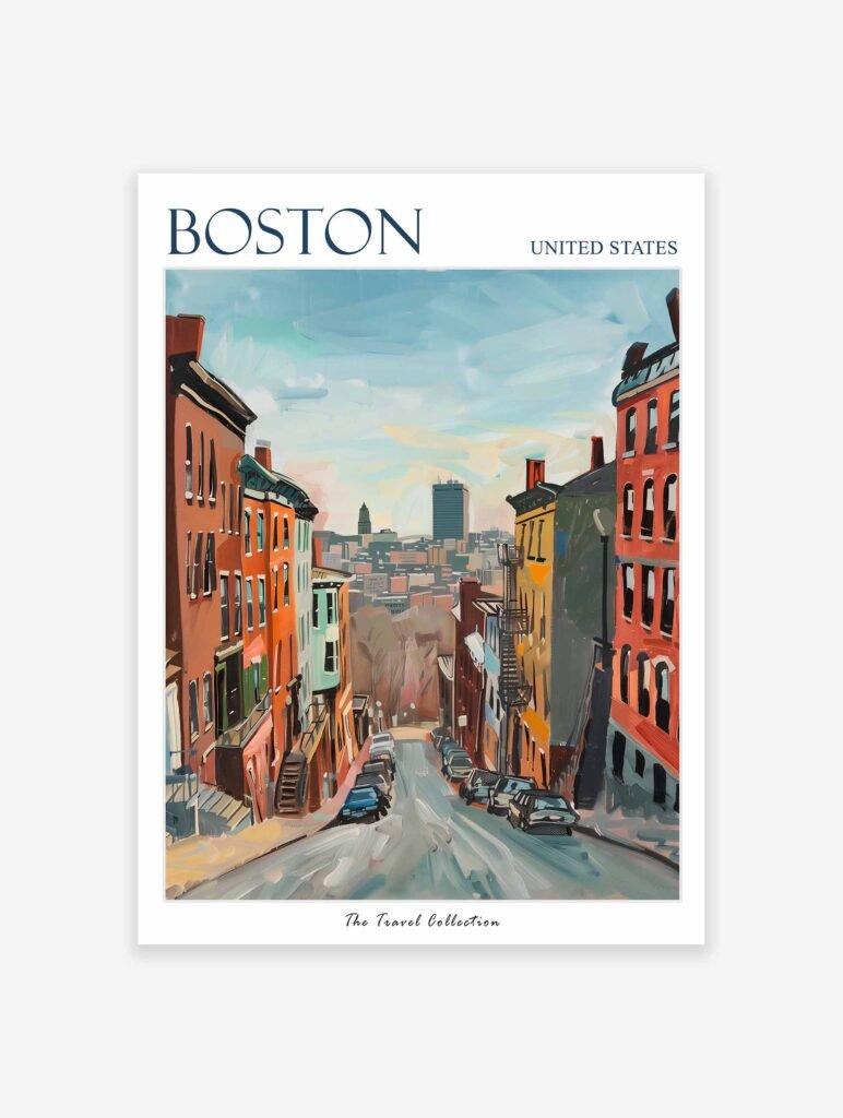 Boston Poster - travelposterstore.co.uk